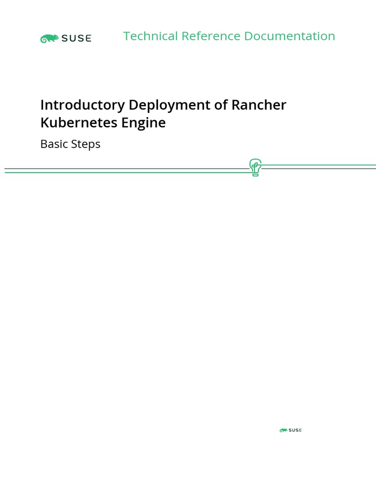 Kubernetes Ri Rke1-Sles en | PDF | Cloud Computing | Operating System