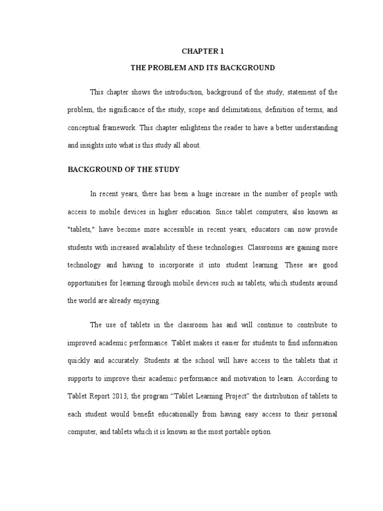 CHAPTER 1 Pre Final | PDF | Methodology | Teachers