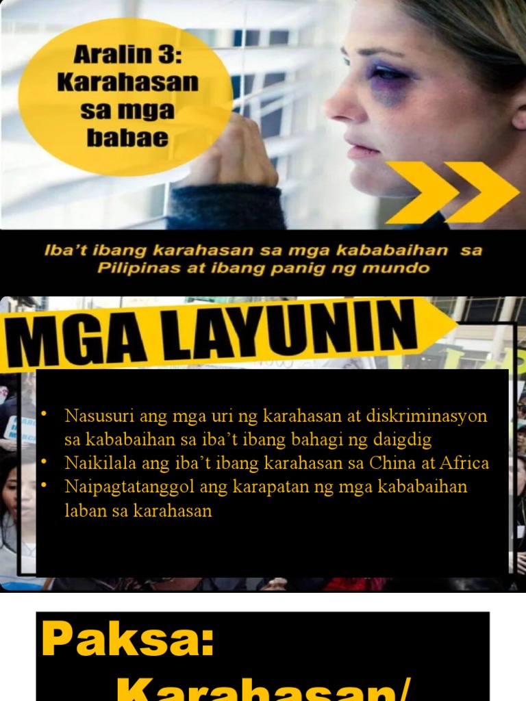 Karahasan Sa Kababaihan | PDF
