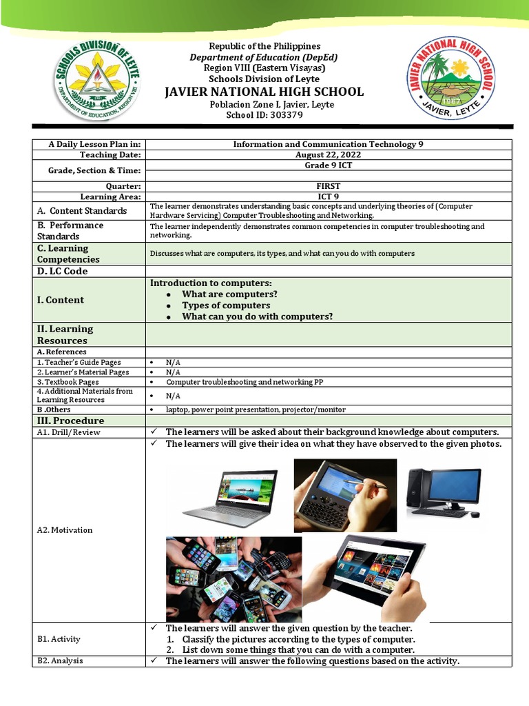 LP 1 - 08222022 | PDF | Computer Hardware | Operating System