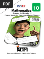 Math 10 Quarter 2 Module 3 | PDF | Circle | Angle