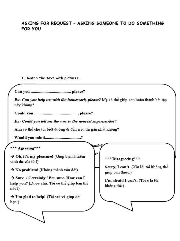 Asking For Requests | PDF