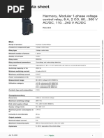 Harmony Control Relays - RM22TG20 | PDF | Relay | Alternating Current