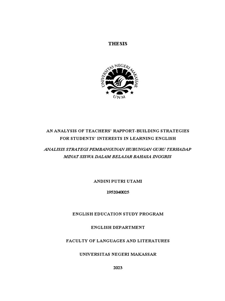 New - Andini Putri Utami (1952040025) - Draft Thesis 3 April 2023 | PDF ...