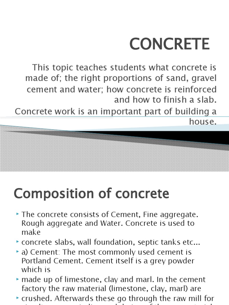 CONCRETE | PDF | Concrete | Construction Aggregate