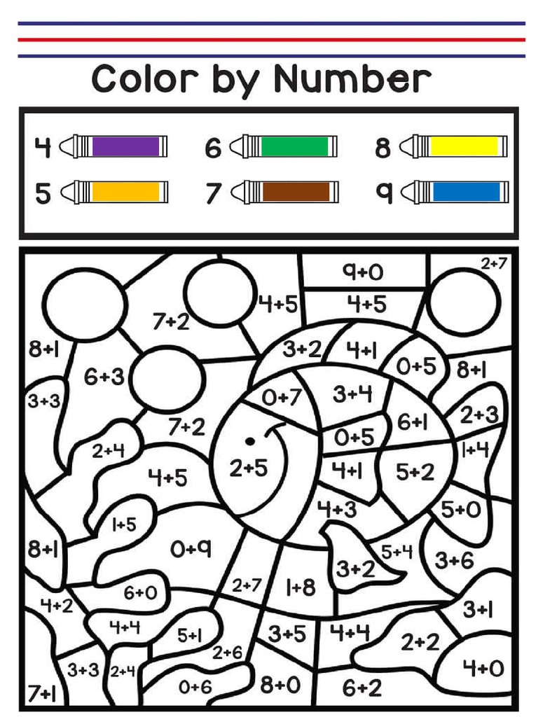 Coloring by Addition | PDF