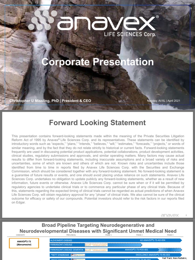 Corporate Presentation: Christopher U Missling, PHD - President & Ceo ...