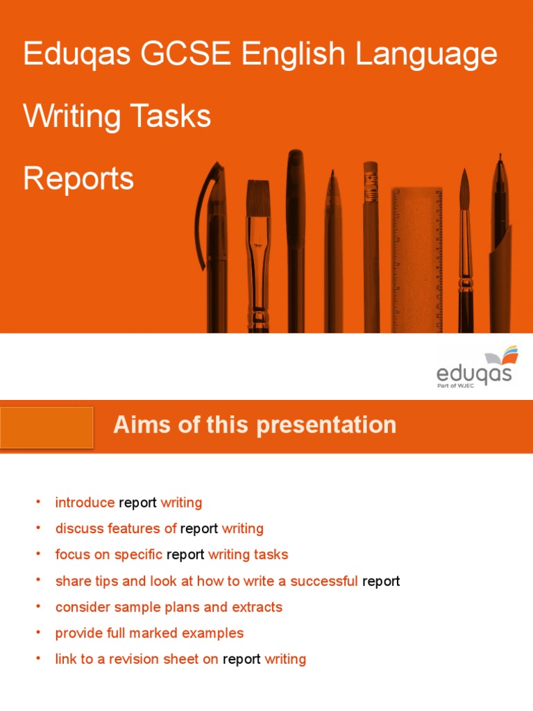 6 Eduqas Reports | PDF