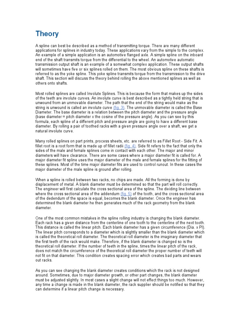 Theory | PDF | Axle | Mechanical Engineering