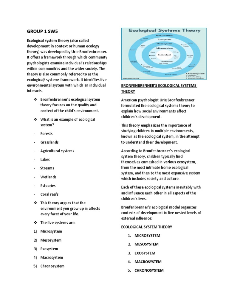Group 1 SW5 Handouts 2ND Sem | PDF | Ecology | Ecosystem