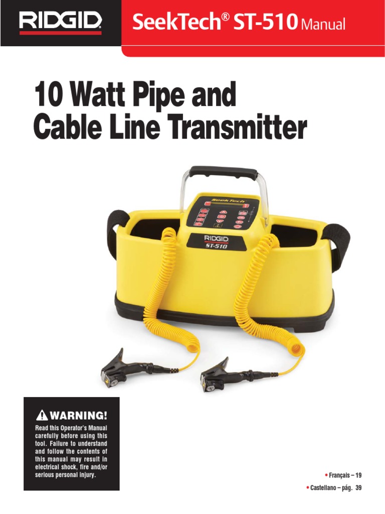 ST-510 Manual EN | PDF | Battery Charger | High Voltage