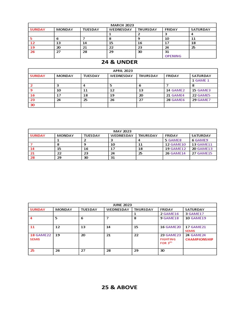 PaDayon Cup Calendar FINAL | PDF