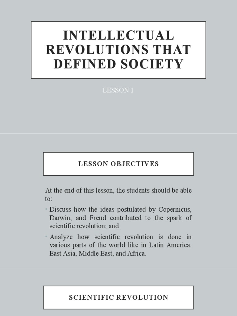 STS LESSON 1 - Time of Technology | PDF | Science | Scientific Revolution