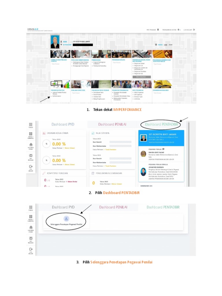 Manual Menukar Nama PPS HRMIS | PDF