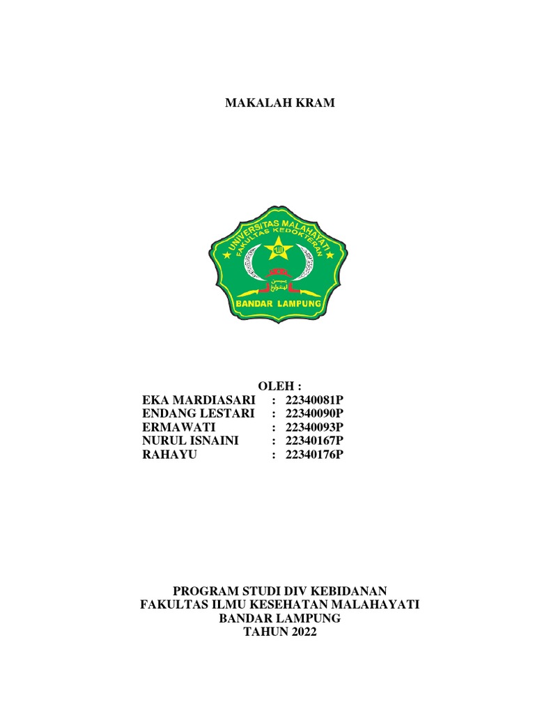 Makalah Humaniora - Keram | PDF | Kesehatan Holistik