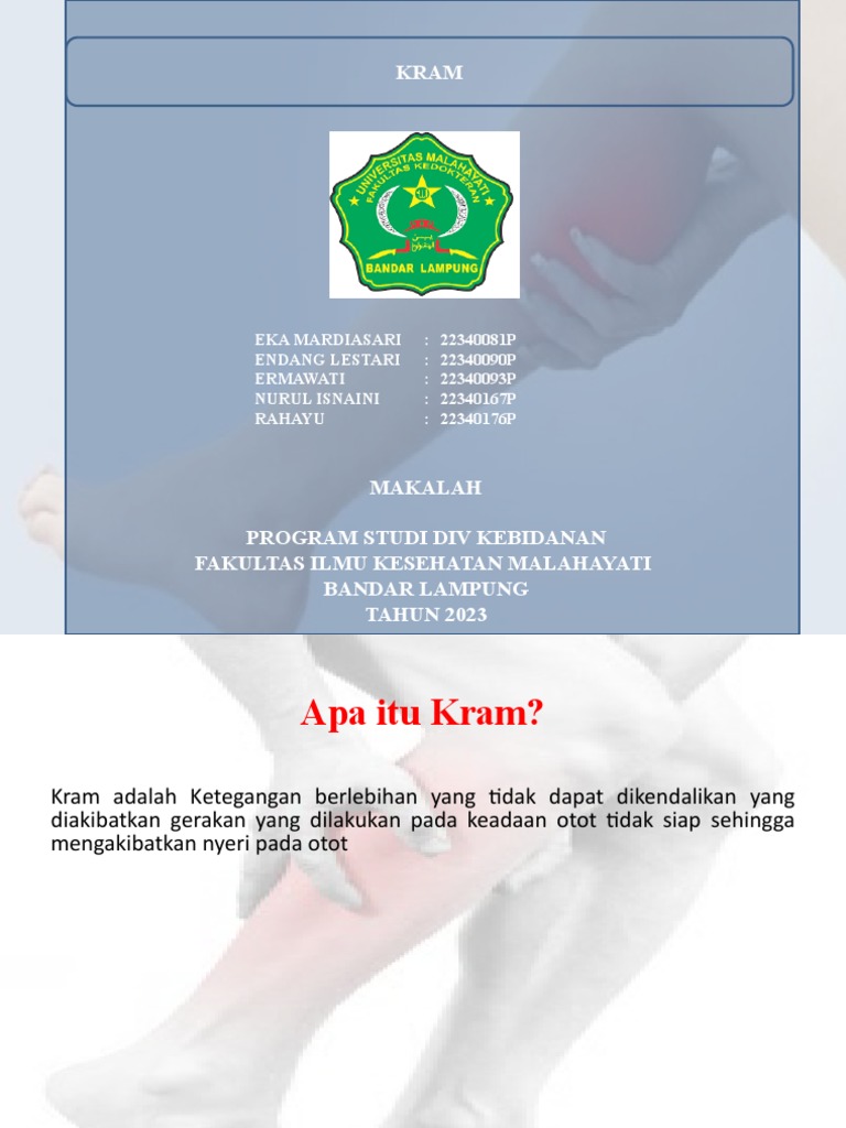 KRAM OTOT DAN PENYEBAB UTAMA | PDF