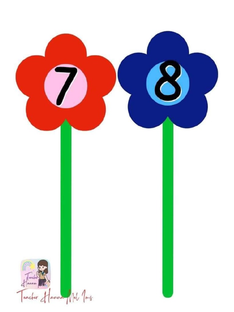 Number Flowers | PDF