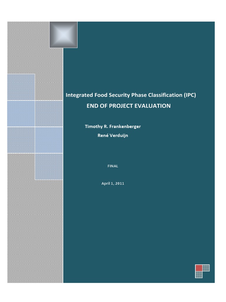 End of Project Evaluation: Integrated Food Security Phase ...