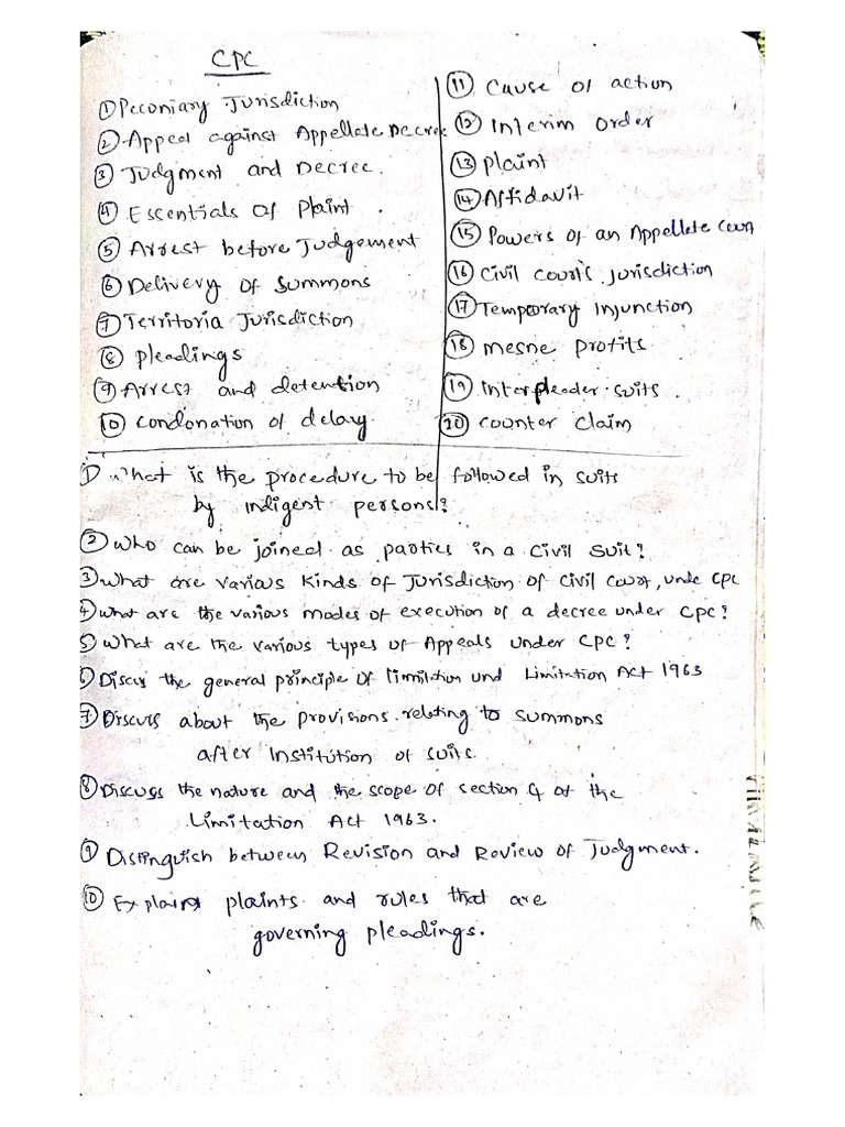 5th Sem Repeated Questions | PDF