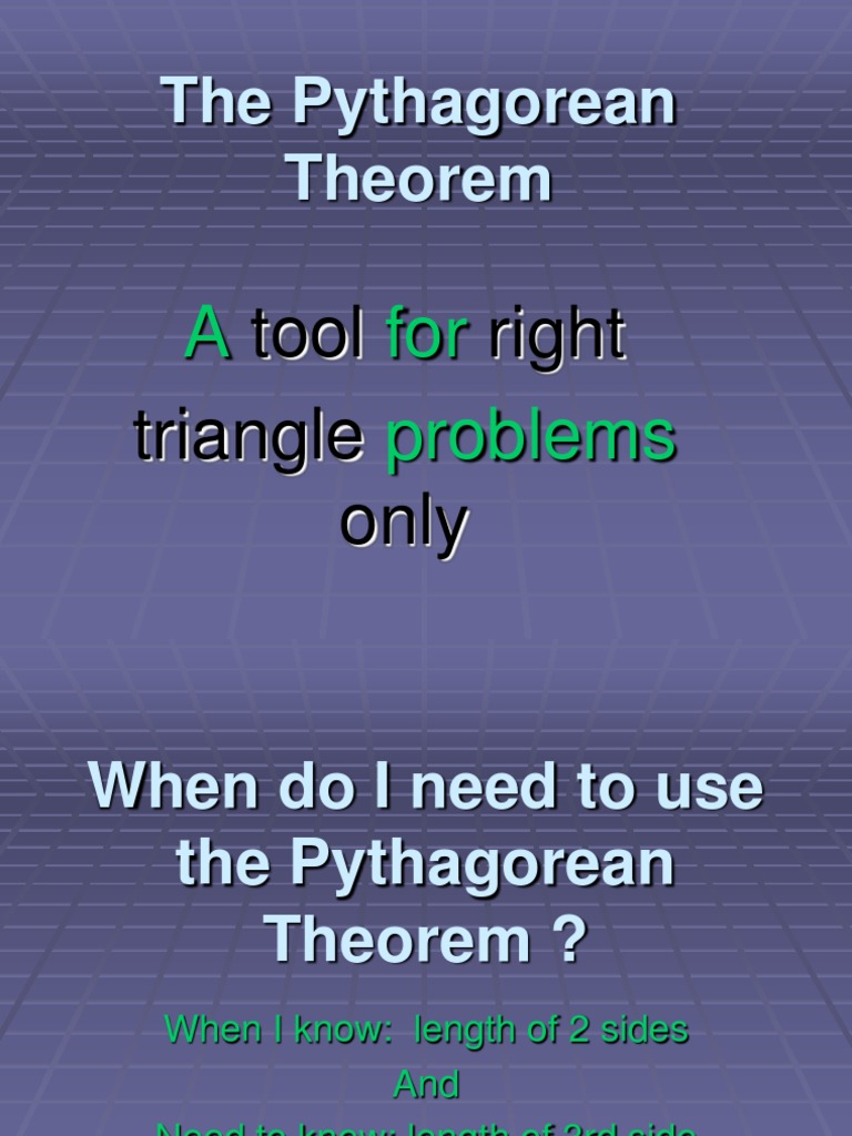 Activity 1 (Pythagorean Theorem) | PDF | Elementary Geometry ...