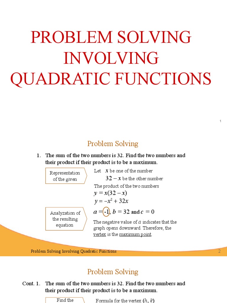 Maximizing Revenue from Quadratic Functions | PDF | Quadratic Equation | Combinatorics