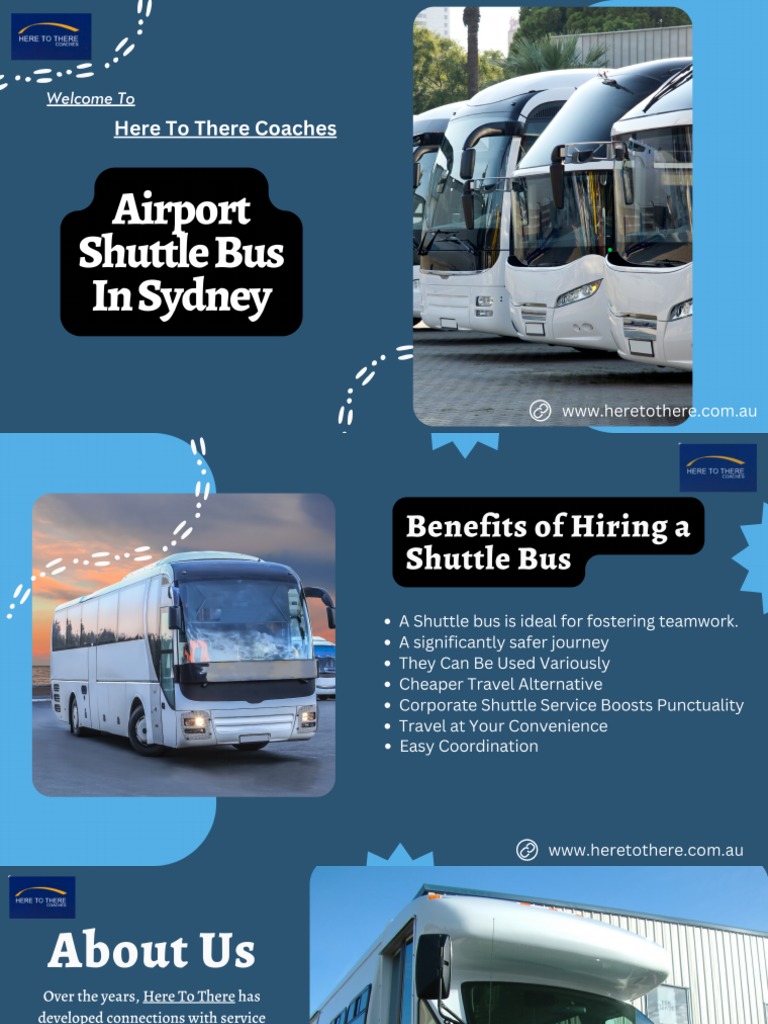 Airport Shuttle Bus in Sydney - Here To There Coaches | PDF