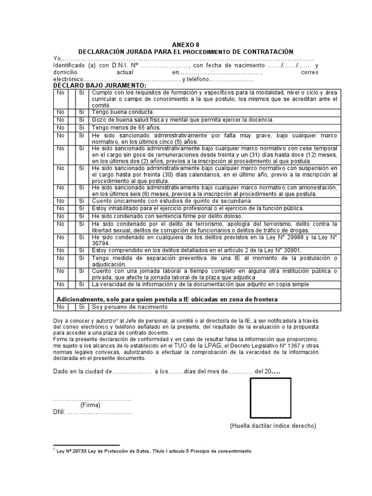 Anexo 8 | PDF | Parentesco