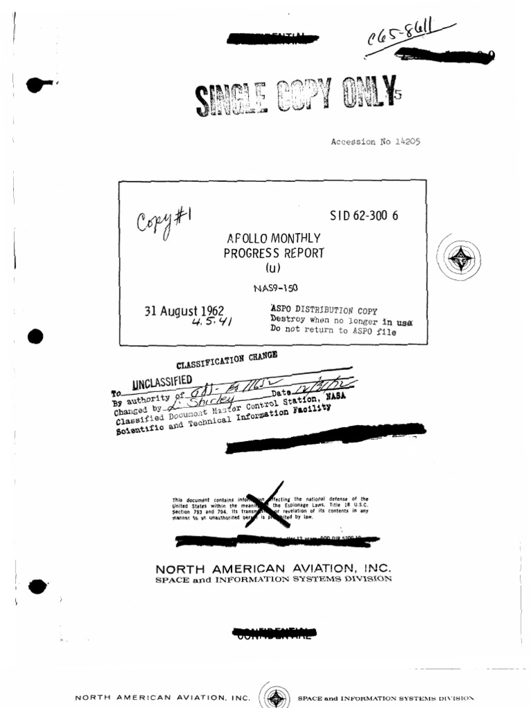 Apollo Monthly Progress Report | PDF | Aerospace Engineering ...