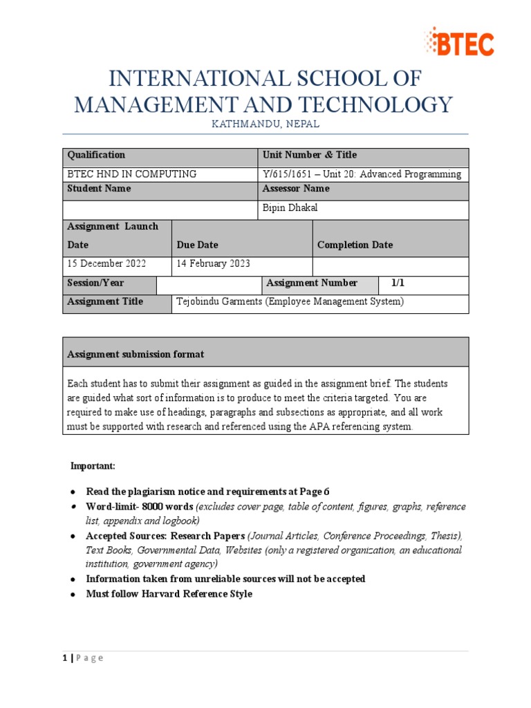 Unit 20 Advanced Programming-2022 | PDF | Unified Modeling Language | Class (Computer Programming)