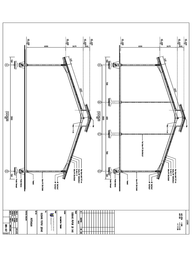 GUDANG PUPUK 20X40 M Permanen PEAK 1103-9 | PDF