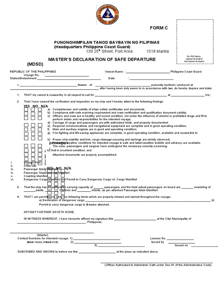 MDSD | PDF | Ships | Cargo