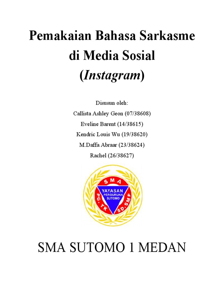 Pemakaian Bahasa Sarkasme-1 | PDF | Ilmu Sosial | Seni