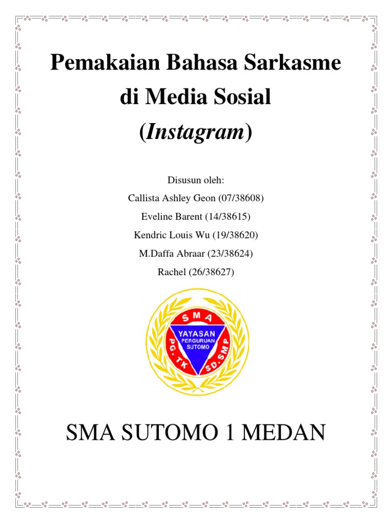 Pemakaian Bahasa Sarkasme-1 | PDF