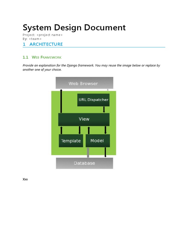 IT6036 - Project - System Design Document - Template | PDF | Computers