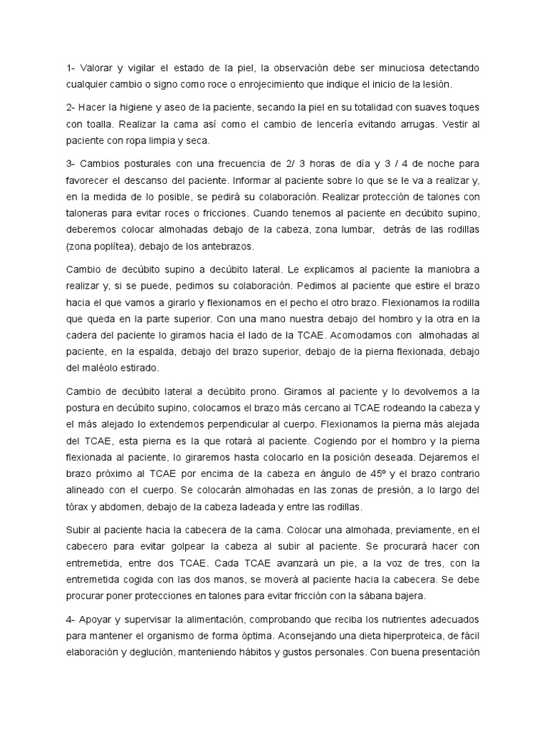 Funciones Tcae | PDF | Especialidades Medicas | Medicina