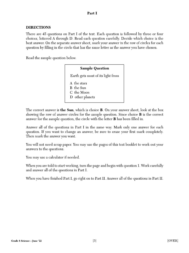 Test Science Year 10 | PDF