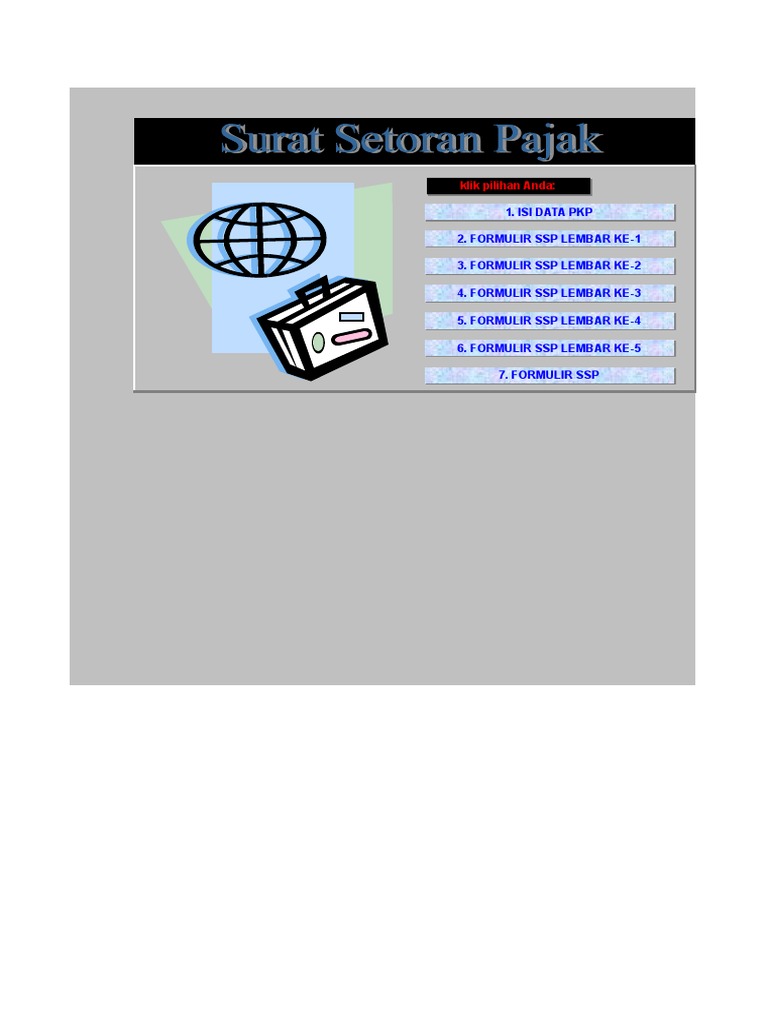 Surat Setoran Pajak SSP | PDF