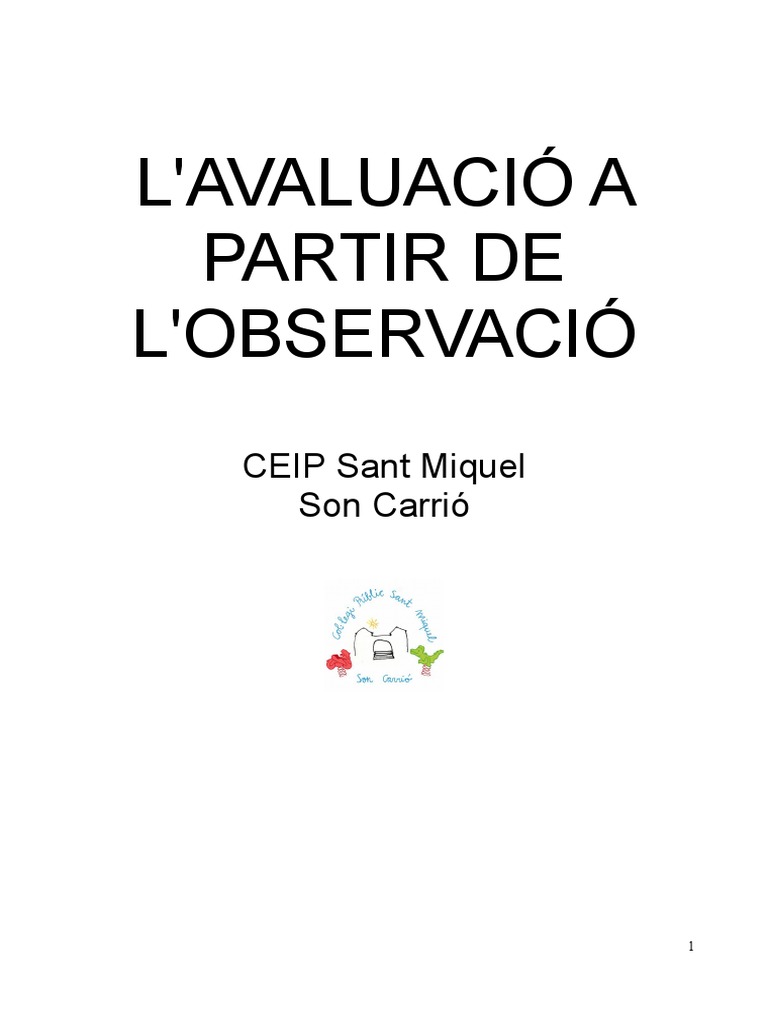 Document Avaluacio | PDF