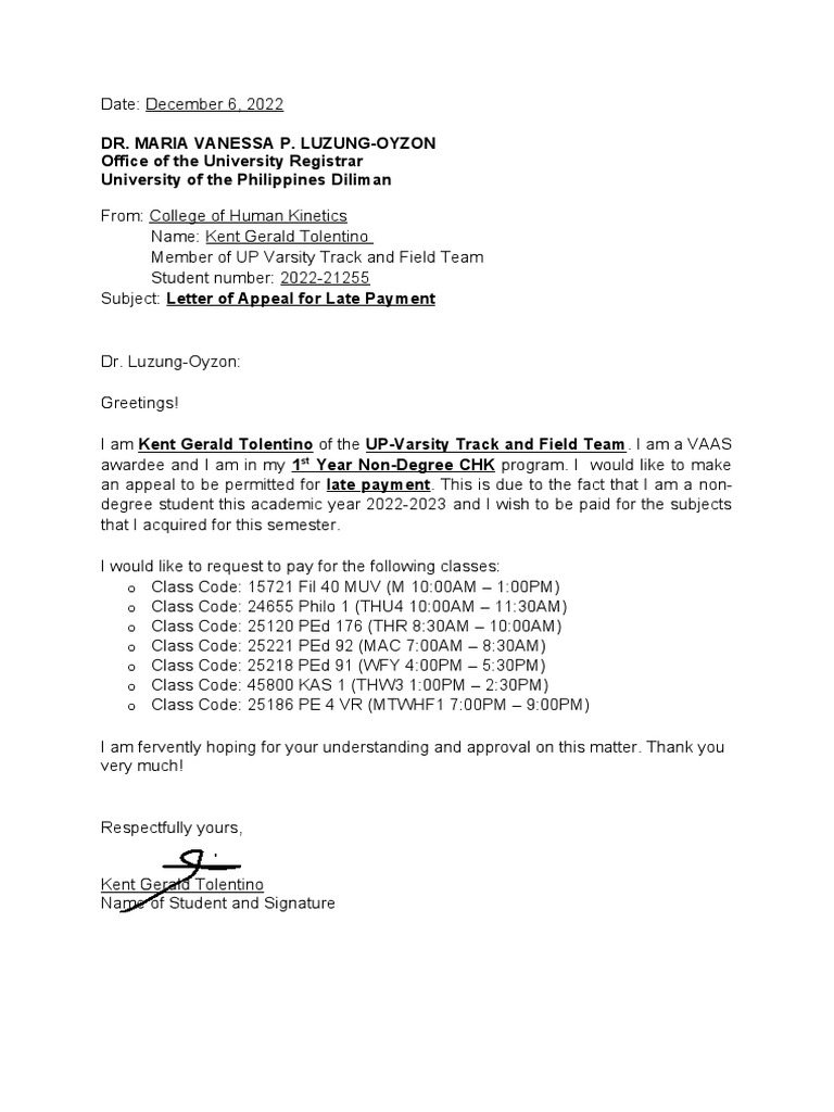 Dr. Maria Vanessa P. Luzung-Oyzon Office of The University Registrar University of The ...