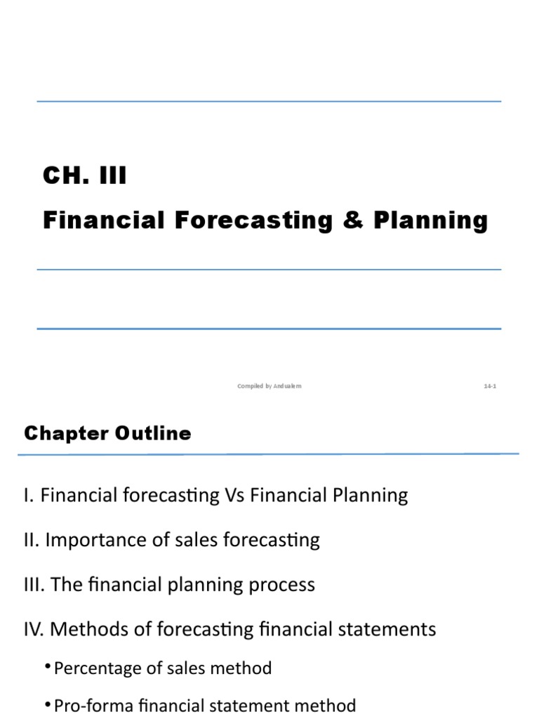 FM II - Chapter 03, Financial Planning & Forecasting | PDF