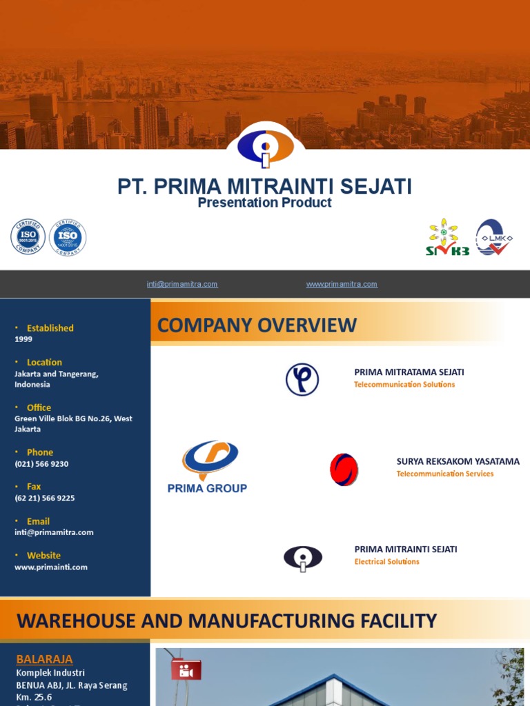 Pt. Prima Mitrainti Sejati: Presentation Product | PDF