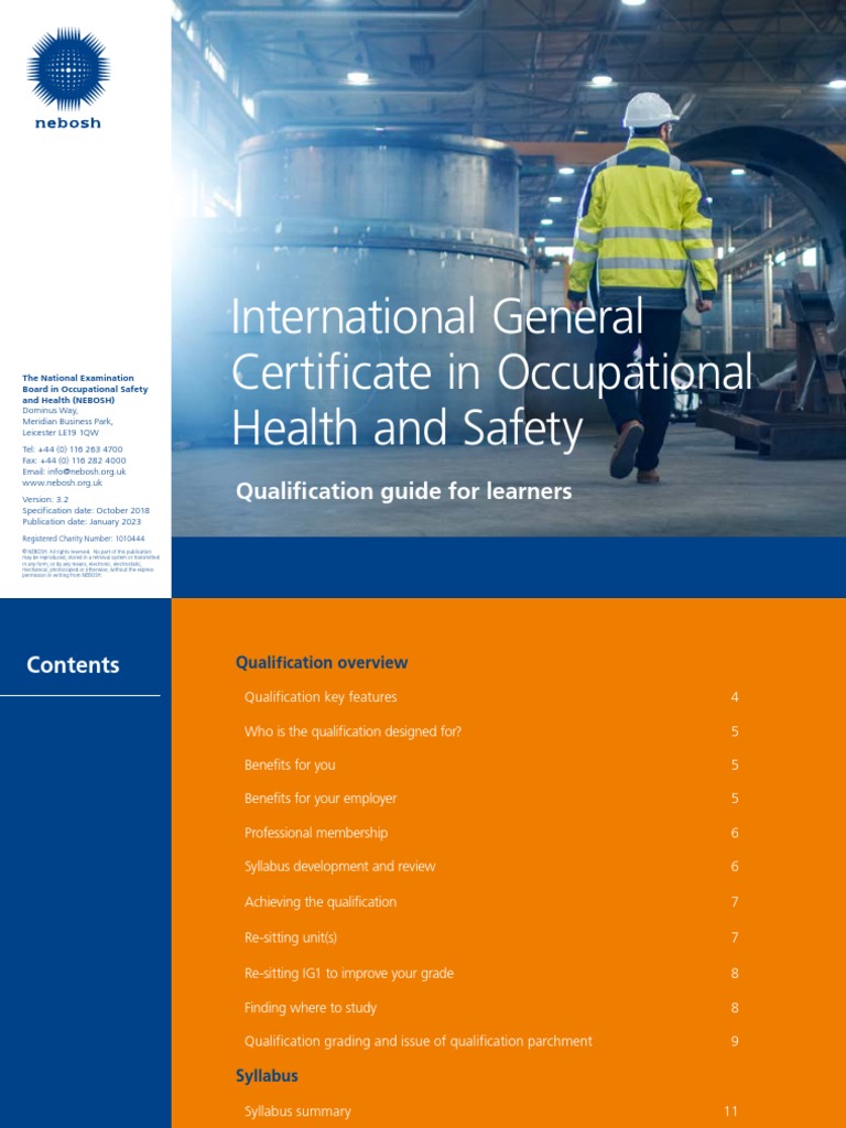 Igc Learner Guide v3.2 en | PDF | Occupational Safety And Health | Risk