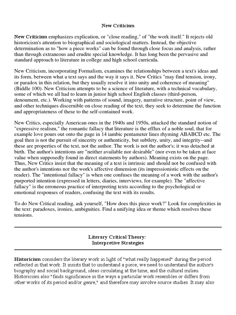 Literary Theory Notes | PDF | Deconstruction | Psychoanalysis Literary Theory Notes | PDF | Deconstruction | Psychoanalysis