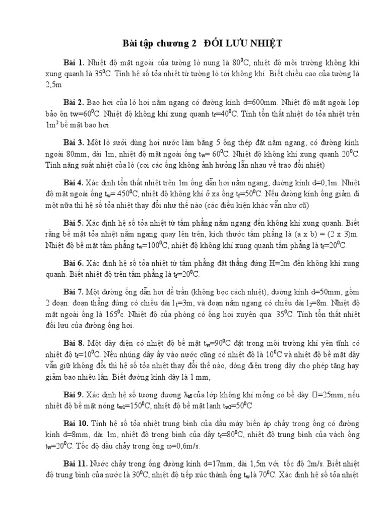 Bai Tap Chuong 2 DLN | PDF