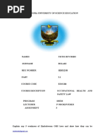 OSHEMAC Information 2024 | PDF | Occupational Safety And Health