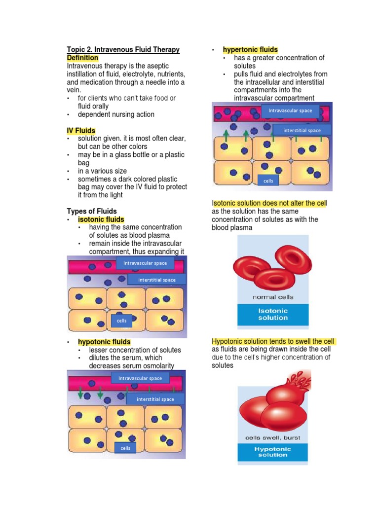 5 Iv Therapy Lec | PDF | Intravenous Therapy | Medicine