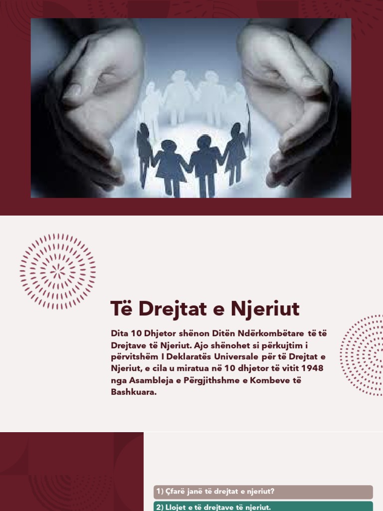 Te Drejtat e Njeriut Final | PDF
