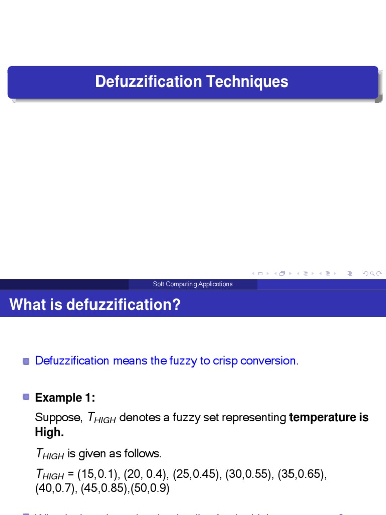 Defuzzification | Download Free PDF | Mathematical Logic | Mathematics