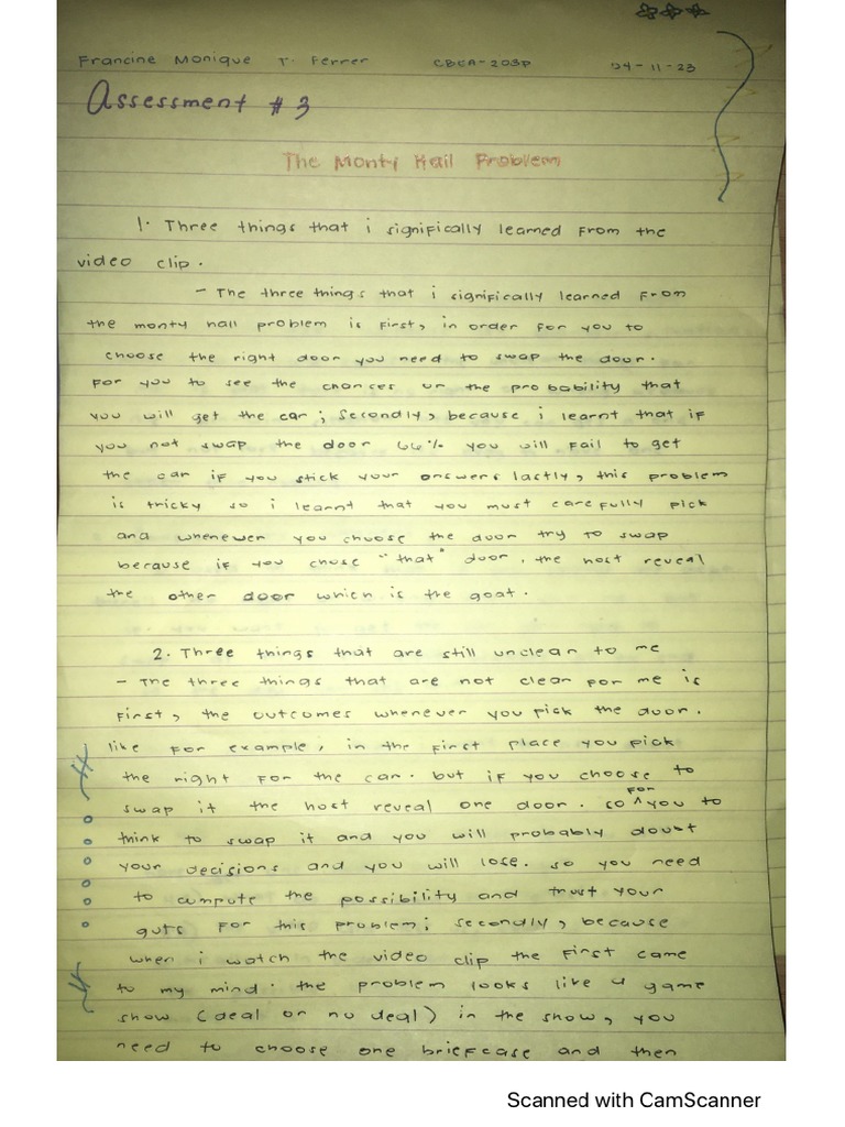 Ferrer Assessment 3 MMW | PDF