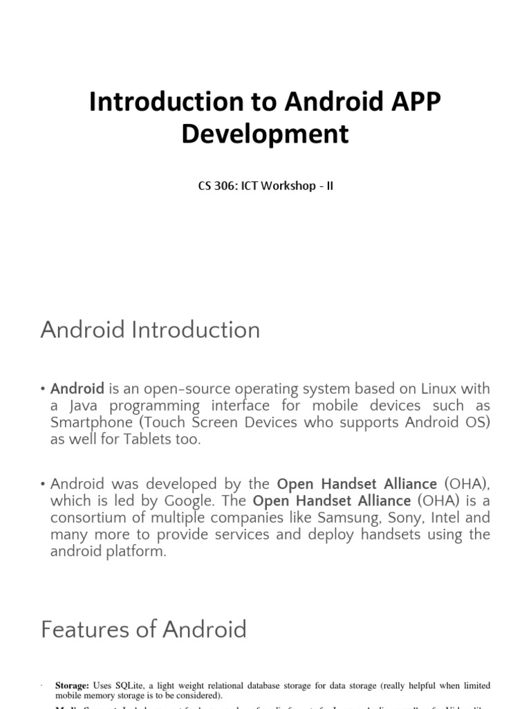 Android Programming Pdf Menu Computing Android Operating System 0022